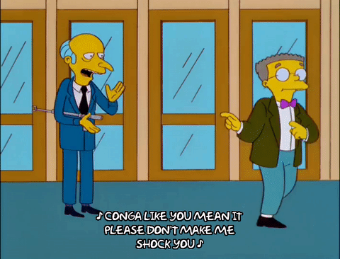 Waylon smithers dance episode 21 GIF - Find on GIFER