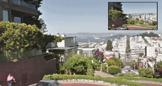 GIF street view town creek google - GIF animado en GIFER