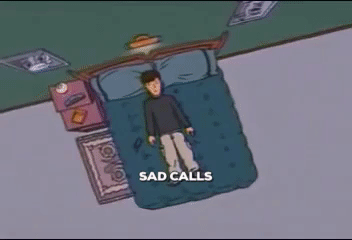 Breakup sad calls daria GIF on GIFER - by Tho