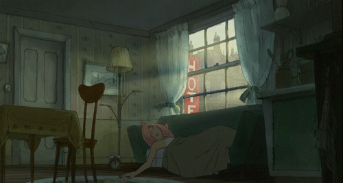 Maudit sylvain chomet kat stratford GIF - Find on GIFER