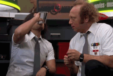 GIF scott krinsky chuck chuck nbc - animated GIF on GIFER