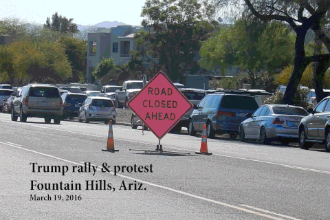 GIF trump rally - animated GIF on GIFER