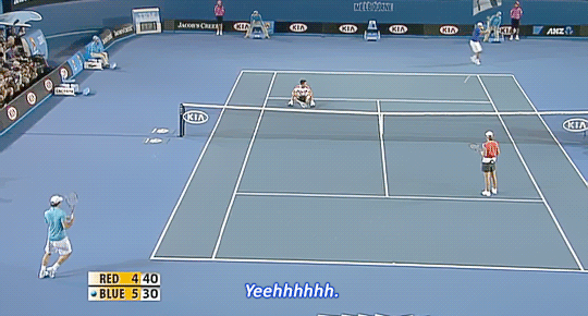 GIF tennis roger federer rafael nadal - animated GIF on GIFER