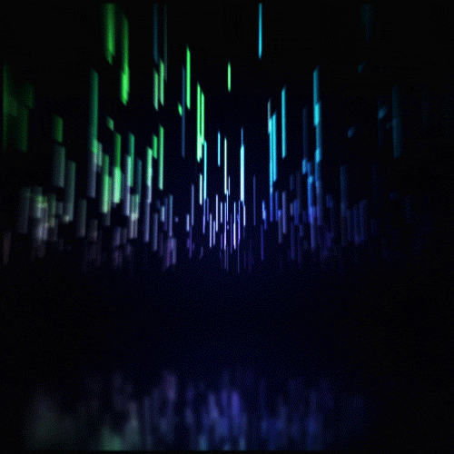 Particles green purple GIF - Find on GIFER