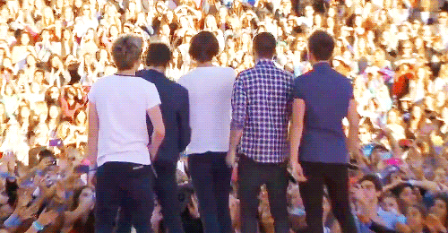 One Direction Grabbing Each Other