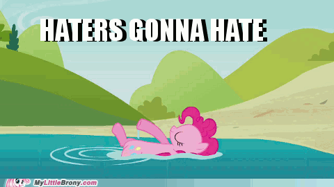 Pinkie pie mlp haters GIF - Find on GIFER
