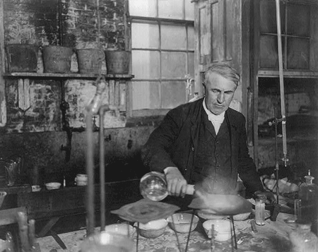 Thomas edison invention vintage GIF - Find on GIFER
