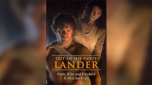 GIF caitriona balfe sam heughan outlander - animated GIF on GIFER