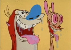 GIF ren and stimpy 90s cartoon - animated GIF on GIFER - by Dorirus