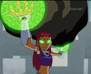 Starfire tv show teen titans GIF on GIFER - by Mirisar