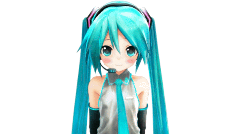 GIF hatsune miku - animated GIF on GIFER