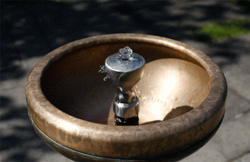 GIF fountain water portland - animated GIF on GIFER