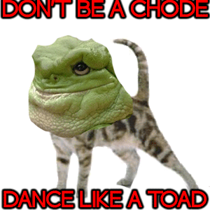 Chode dance toad GIF - Find on GIFER
