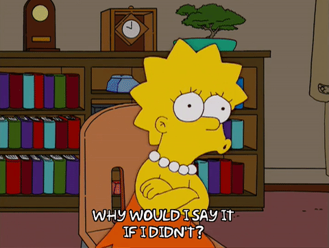 Excuses lisa simpson episode 7 GIF - Find on GIFER