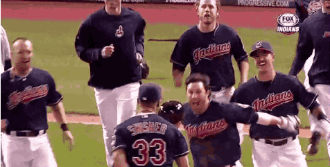 Mlb cleveland indians GIF - Find on GIFER