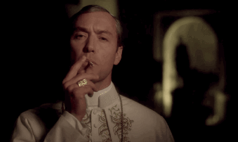 GIF the young pope - animated GIF on GIFER