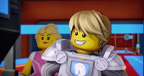 Lego nexo knights anna x ruby GIF - Find on GIFER