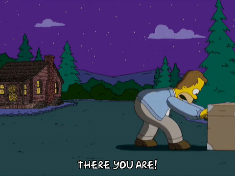 Dragging homer simpson season 20 GIF - Find on GIFER