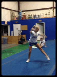 Cheer Tumbling Gif