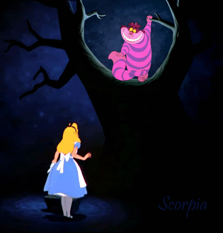 Cheshire cat GIF - Find on GIFER
