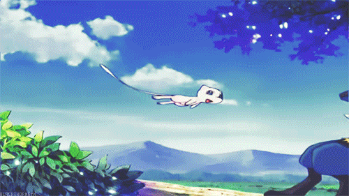 Mew Laughing Gif