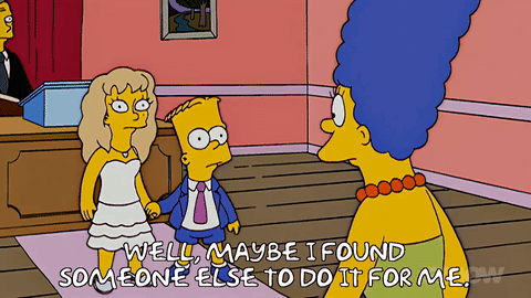 Bart simpson marge simpson GIF - Find on GIFER