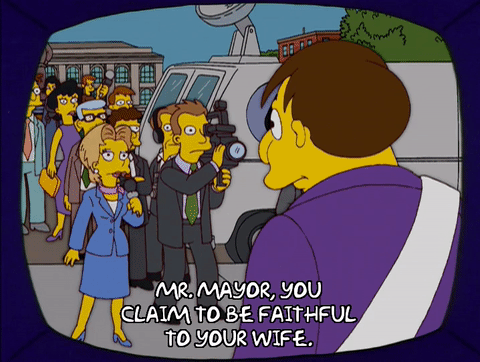 GIF episode 4 season 16 mayor quimby - animated GIF on GIFER