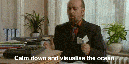 Bill bailey chill out conseil GIF - Trouver sur GIFER