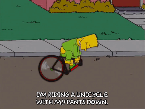 Unicycle bart simpson episode 9 GIF - Find on GIFER