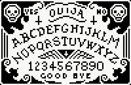 Ouija black and white creepy GIF - Find on GIFER