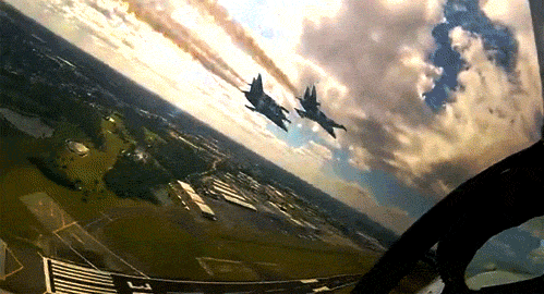 GIF cockpit blue angel - animated GIF on GIFER