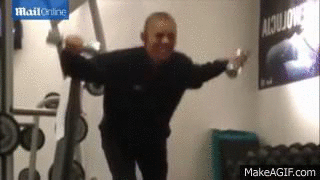 Lifting weights dad bod barack obama GIF - Encontrar em GIFER