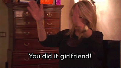 Yay rhony congrats GIF - Find on GIFER