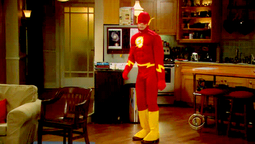 Sheldon cooper the big bang theory superhero GIF - Find on GIFER