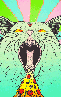 Satan satanic cat GIF - Find on GIFER