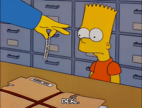 Bart simpson season 8 episode 19 GIF - Find on GIFER