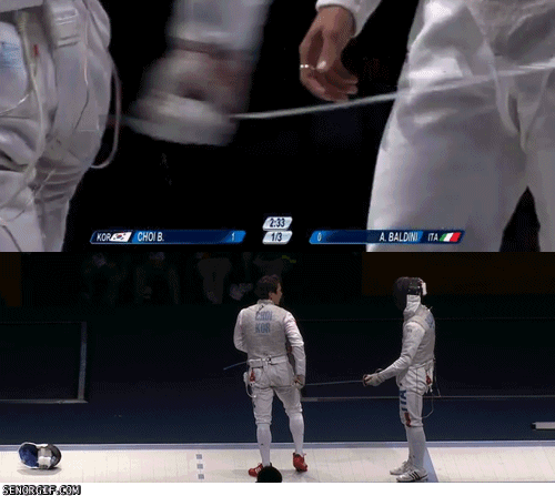 Fencing weird what GIF - Find on GIFER