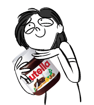 GIF nutella alnt food drink - animated GIF on GIFER