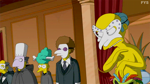 A clockwork orange simpsons GIF - Find on GIFER