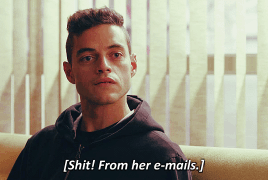 Yay mr robot rami malek GIF - Find on GIFER