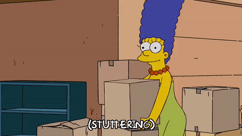 GIF homer simpson happy marge simpson - animated GIF on GIFER