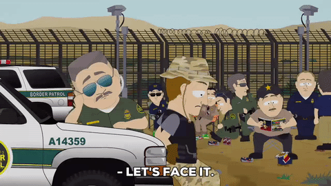 Border patrol tired GIF - Find on GIFER