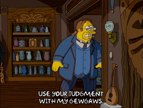 Episode 1 season 16 comic book guy GIF - Find on GIFER