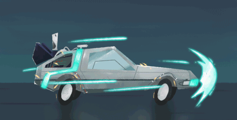 Back To The Future Delorean Gif
