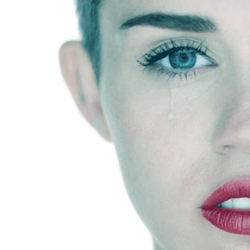 GIF crying miley cyrus wrecking ball - animated GIF on GIFER