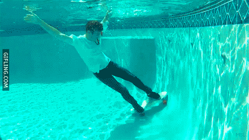 GIF swimming pool - animated GIF on GIFER