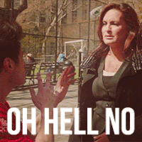 GIF hell no - animated GIF on GIFER