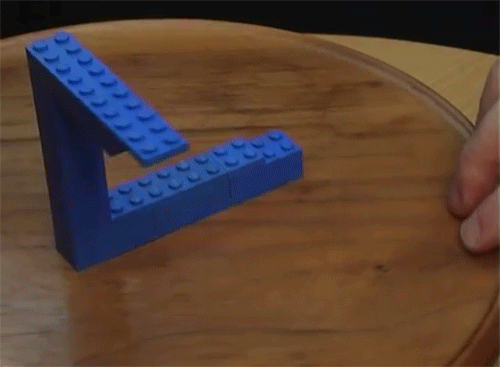 GIF lego illusion satisfying - animated GIF on GIFER