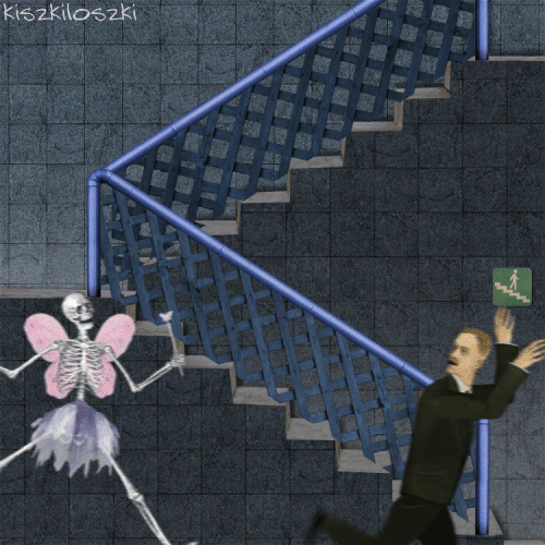 Skeleton fairy kiszkiloszki jogging GIF - Find on GIFER