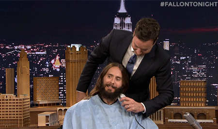 Jimmy fallon fallontonight jared leto GIF - Find on GIFER
